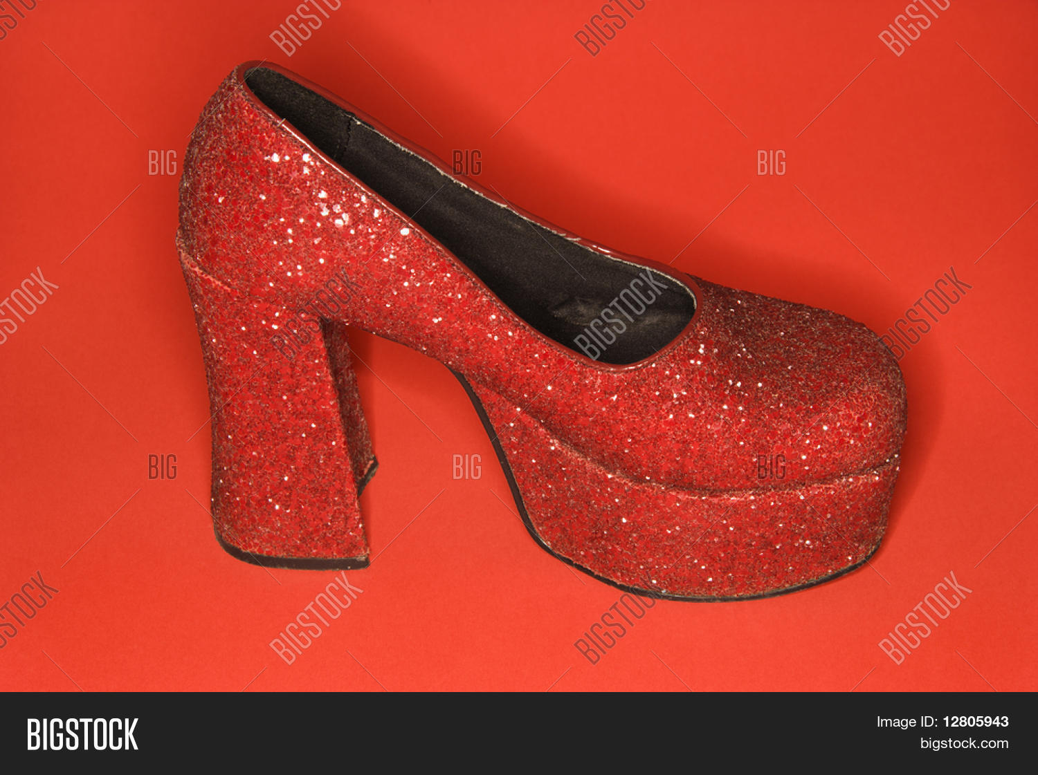 Red Glitter High Heel Image & Photo (Free Trial) | Bigstock