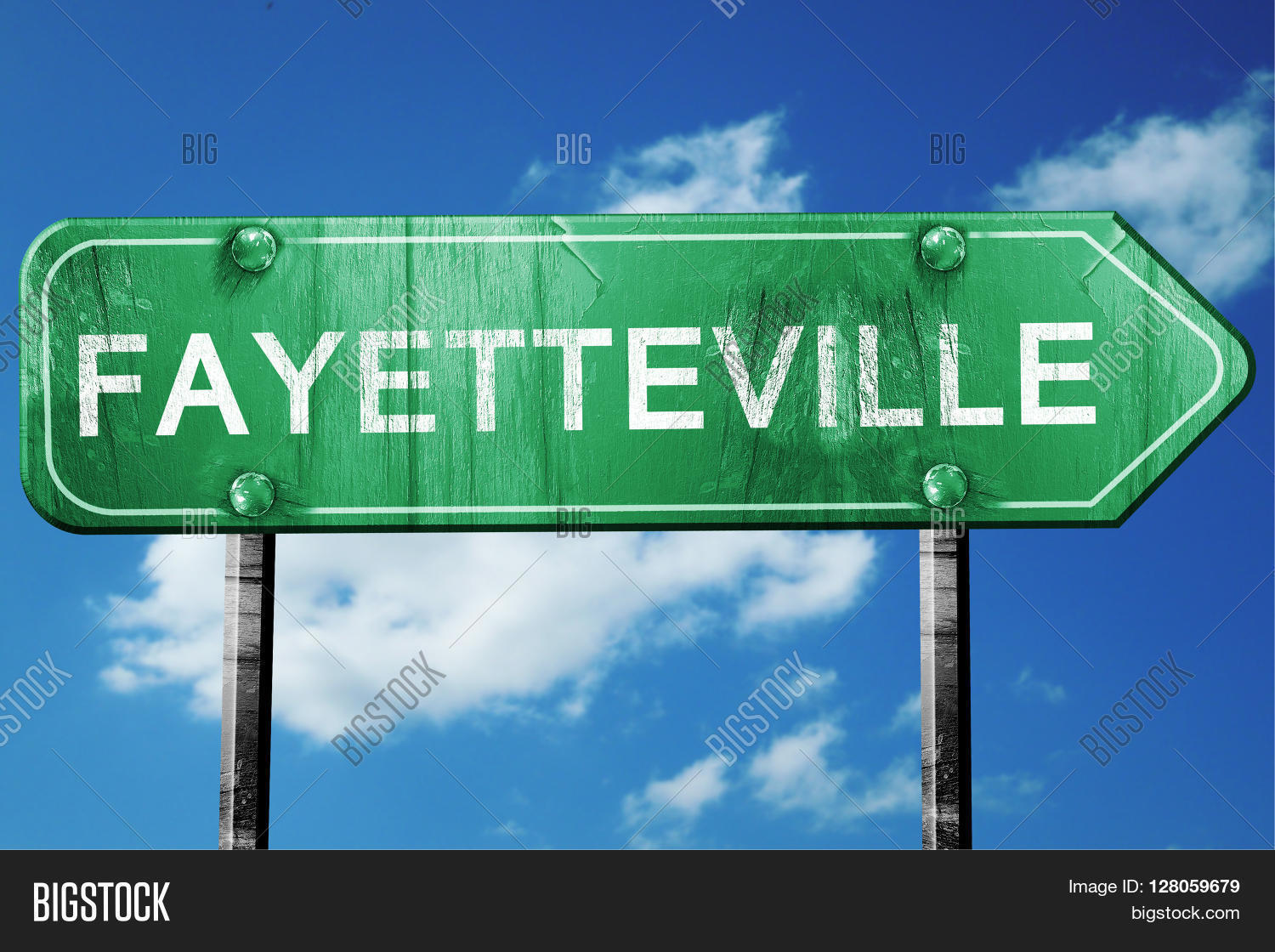 Fayetteville Road Sign Image & Photo (Free Trial) | Bigstock