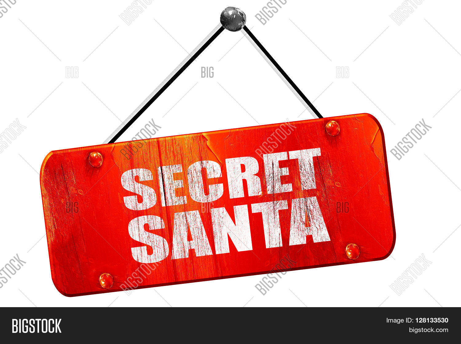 Secret Santa, 3D Image & Photo (Free Trial) | Bigstock
