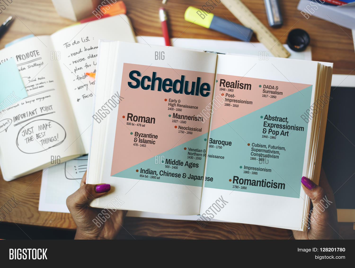 Schedule Art Style Image & Photo (Free Trial) | Bigstock