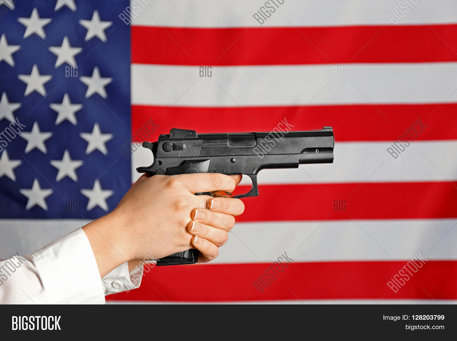 Woman Holding Handgun Image & Photo (Free Trial) | Bigstock