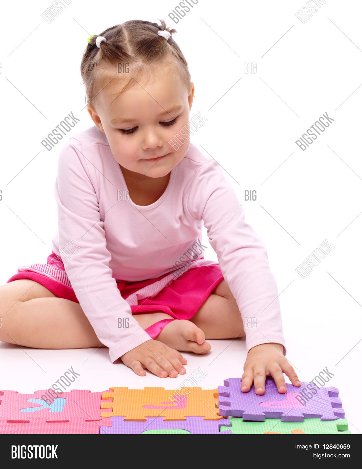 Little Girl Alphabet Image & Photo (Free Trial) | Bigstock