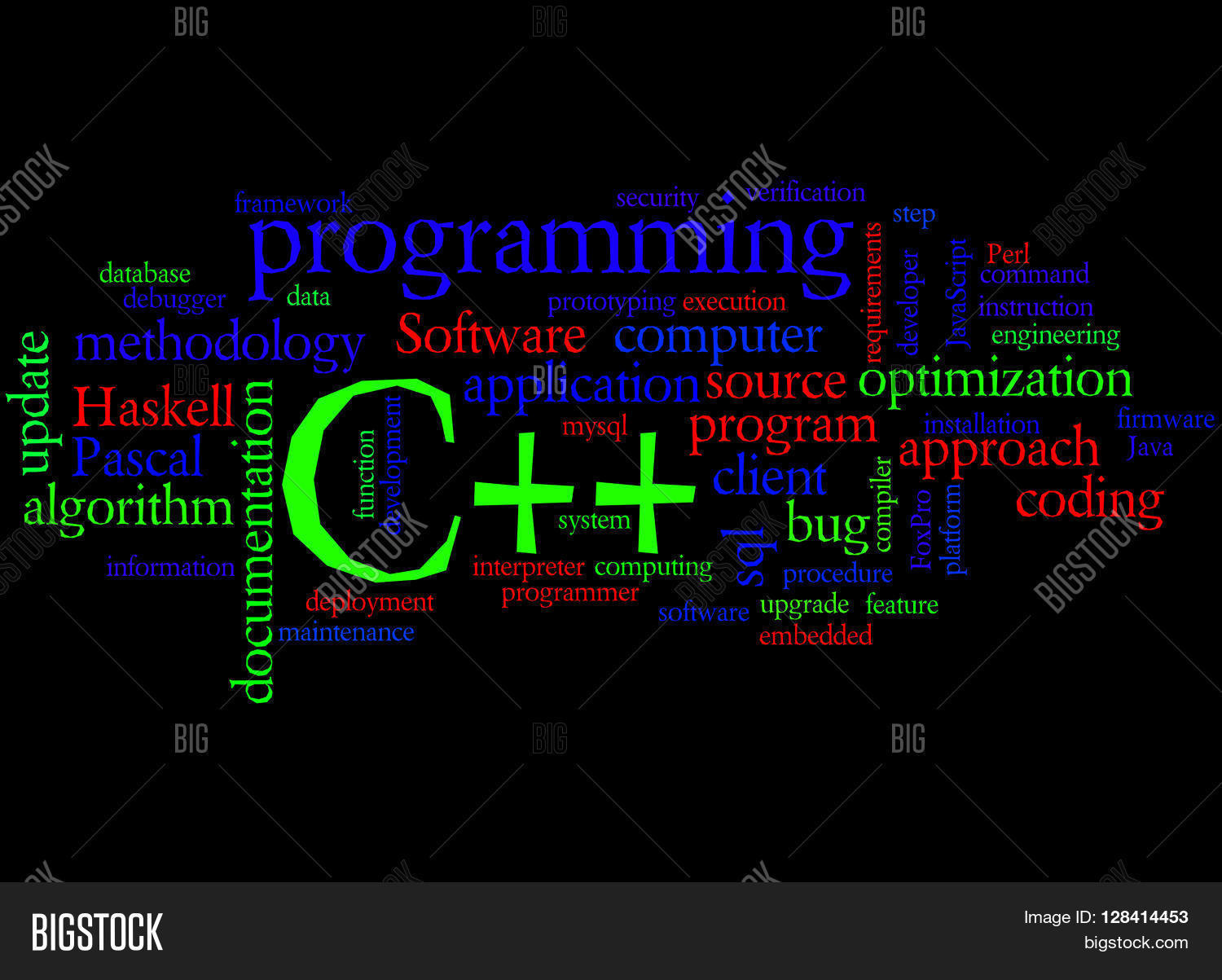C++ Programming, Word Image & Photo (Free Trial) | Bigstock