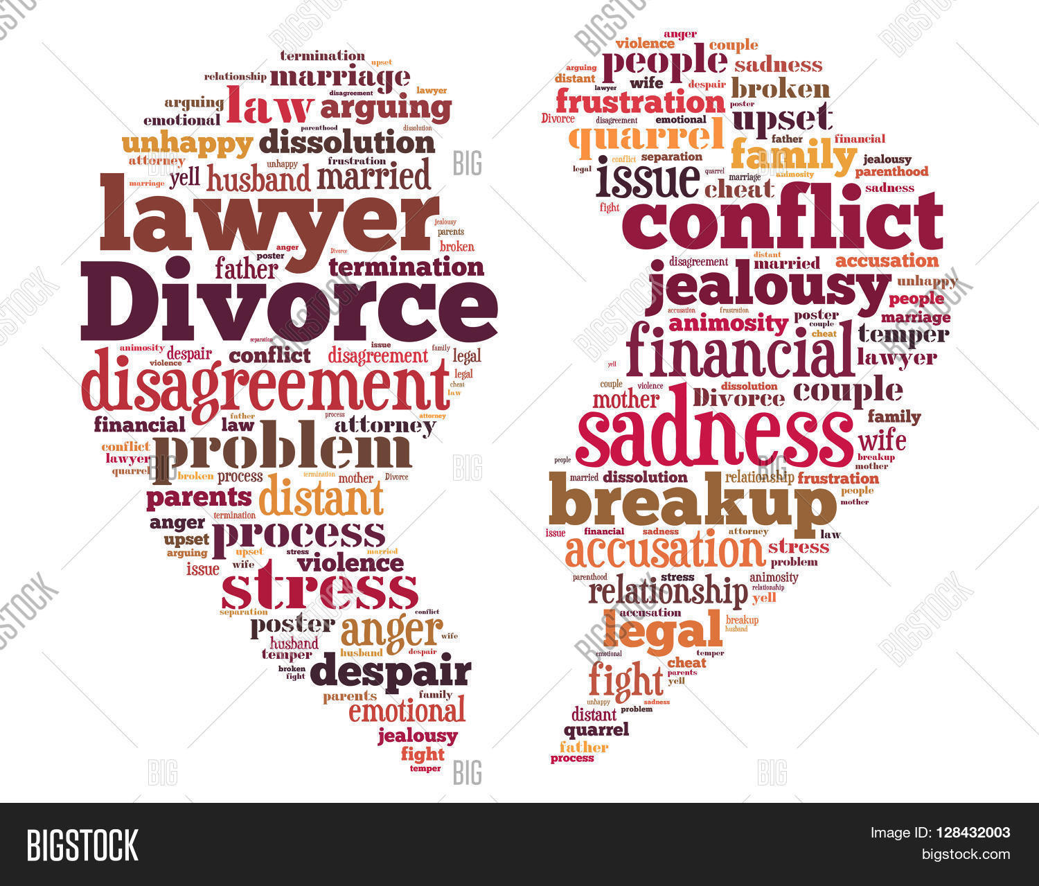Divorce Broken Heart, Image & Photo (Free Trial) | Bigstock