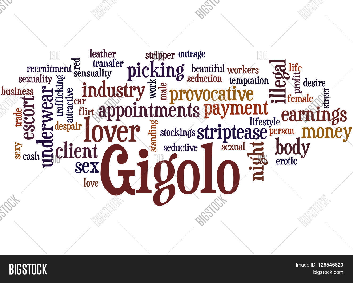Gigolo, Word Cloud Image & Photo (Free Trial) | Bigstock