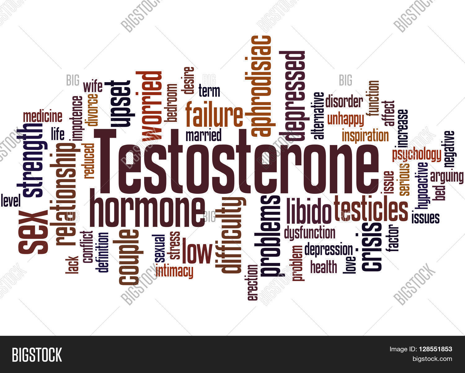Testosterone, Word Image & Photo (Free Trial) | Bigstock