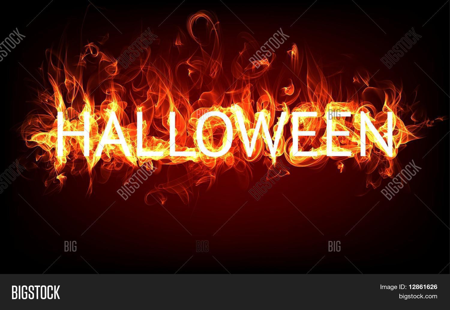 Fire Halloween Horror Image & Photo (Free Trial) | Bigstock