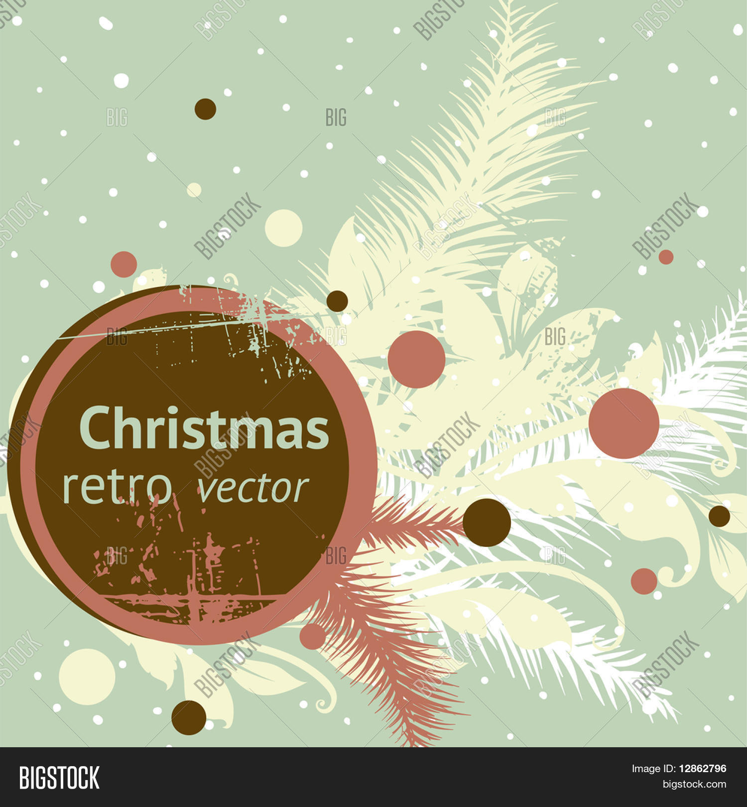 Retro Christmas Vector & Photo (Free Trial) | Bigstock