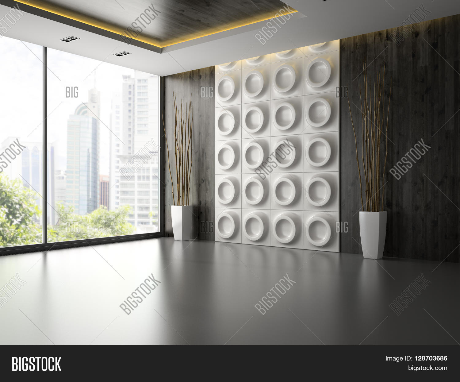 Imagen y foto Interior Empty Room (prueba gratis) | Bigstock