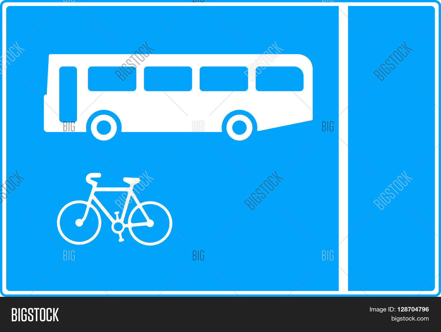 -flow Bus Cycle Lane Image & Photo (Free Trial) | Bigstock