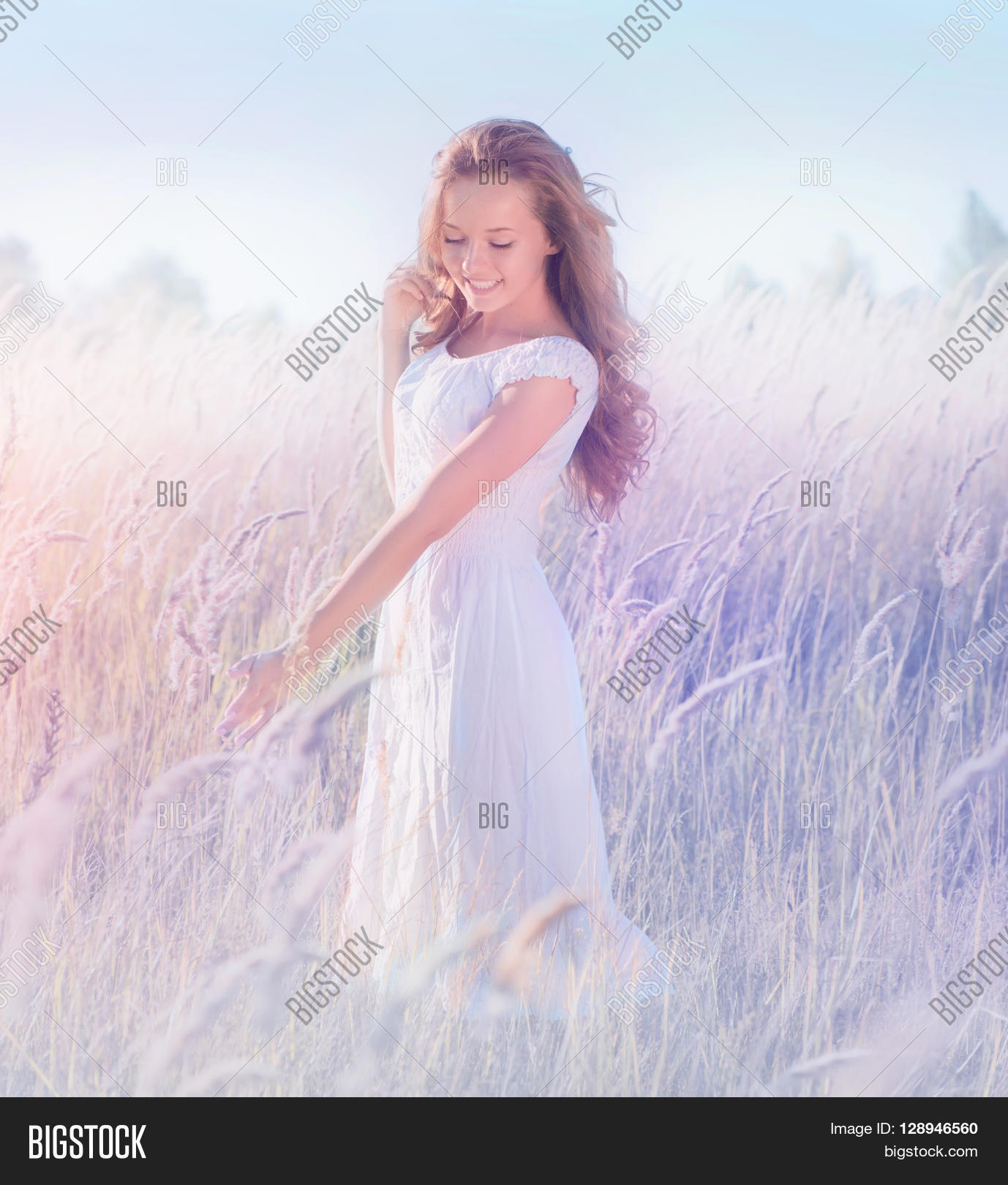 Beauty Girl Outdoors Image & Photo (Free Trial) | Bigstock