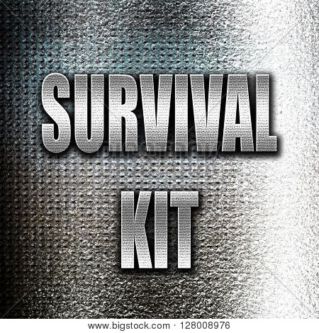 Survival Kit Sign Image & Photo (Free Trial) | Bigstock