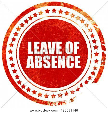 Leave Absence, Grunge Image & Photo (Free Trial) | Bigstock