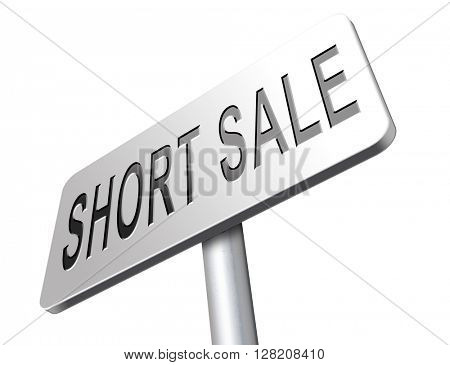 Short Sale Sign Image & Photo (Free Trial) | Bigstock