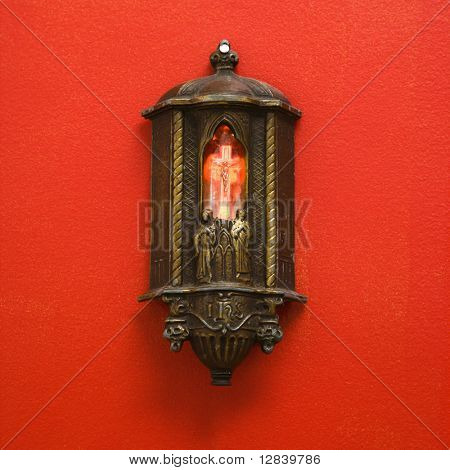Religious Light On Red Image & Photo (Free Trial) | Bigstock