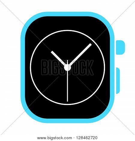 Blue Digital Watch Vector & Photo (Free Trial) | Bigstock