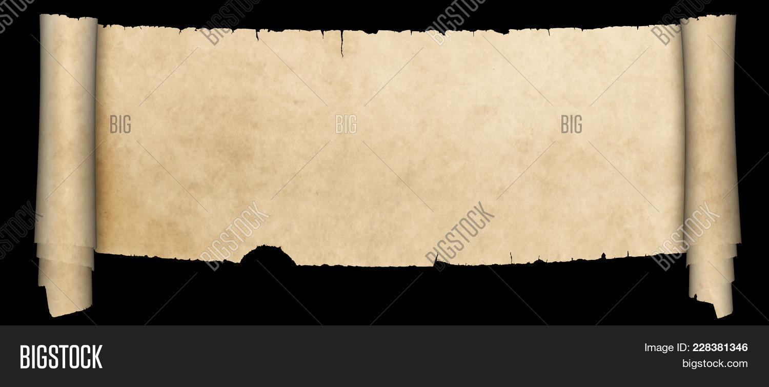 Ancient Scroll Torn Image & Photo (Free Trial) | Bigstock