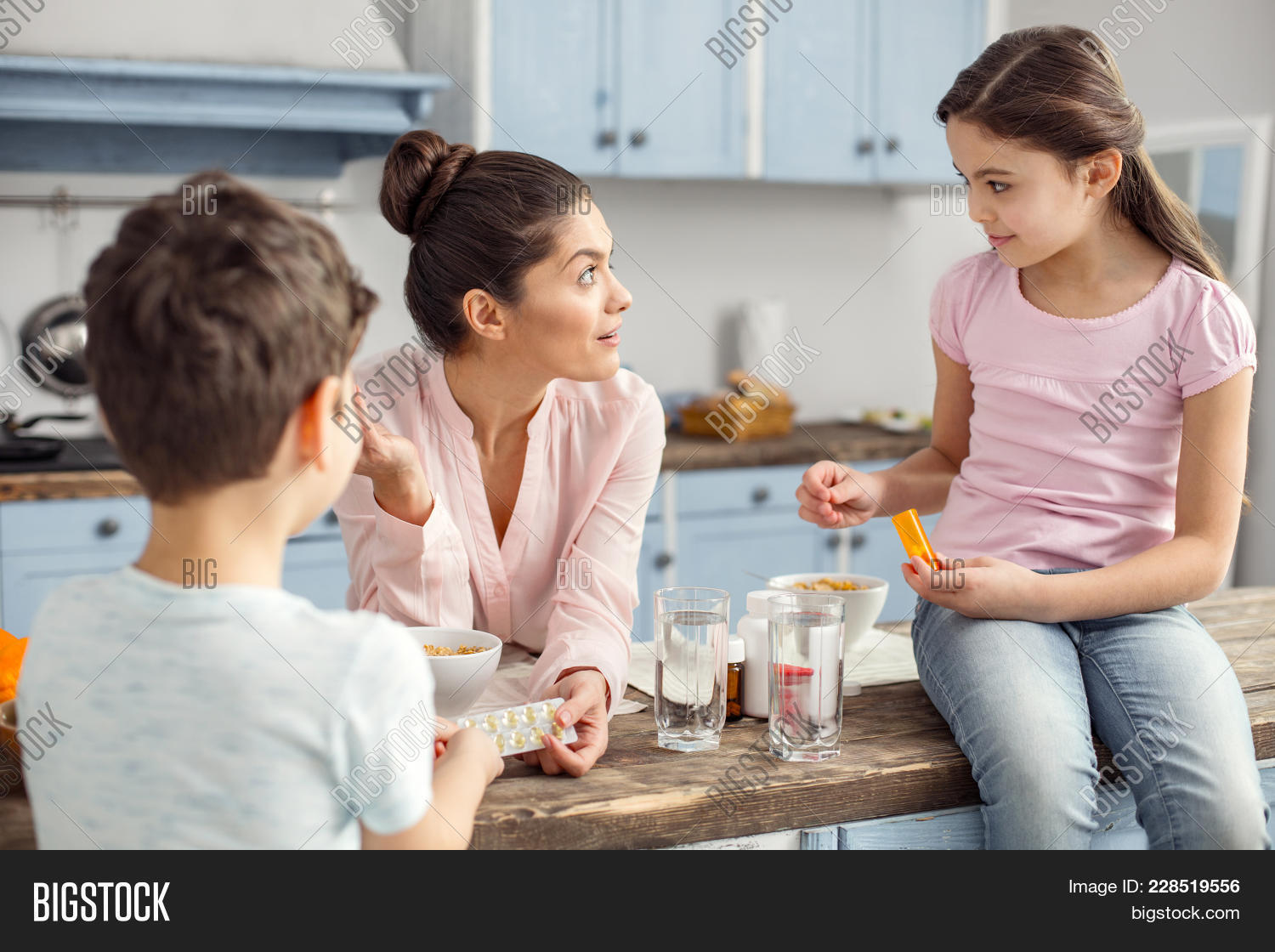 Caring Mom. Smiling Image & Photo (Free Trial) | Bigstock