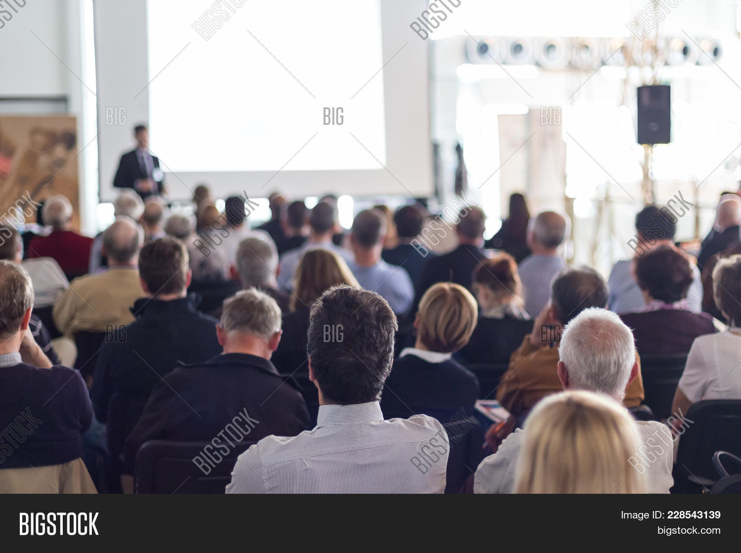 Speaker Giving Talk Image & Photo (Free Trial) | Bigstock