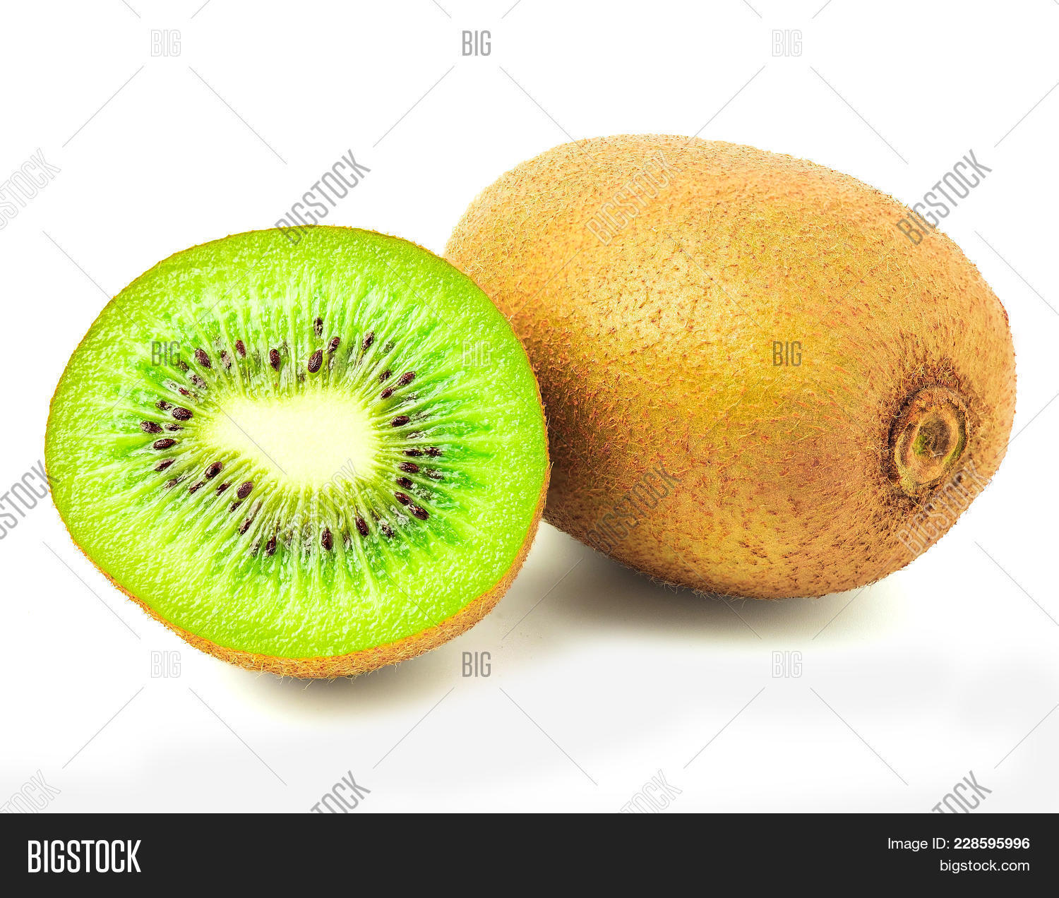 Kivi Fruits Isolated Image & Photo (Free Trial) | Bigstock