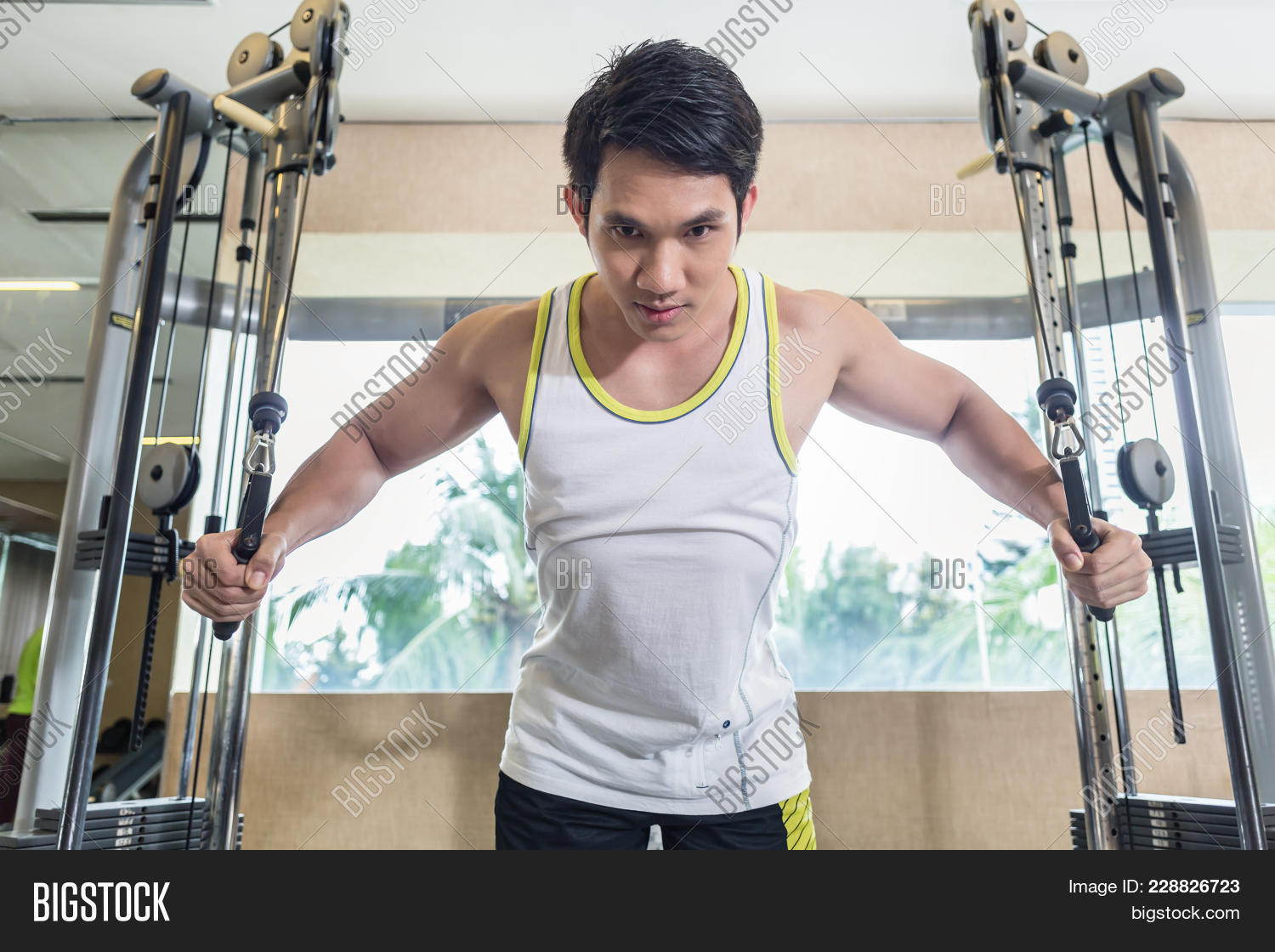 Man Looking Down Low Angle