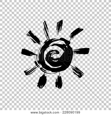 Sun Paint Brush Vector & Photo (Free Trial) | Bigstock