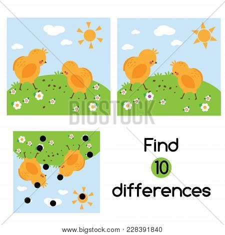 Find Differences Vector & Photo (Free Trial) | Bigstock