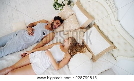 Lovers Fall Into Bed Image & Photo (Free Trial) | Bigstock