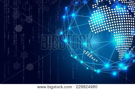 Blue Technology Vector & Photo (Free Trial) | Bigstock