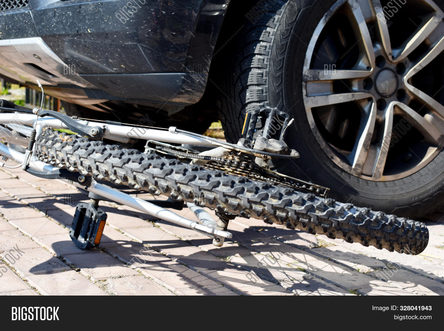 Danger Cycling On Image & Photo (Free Trial) | Bigstock