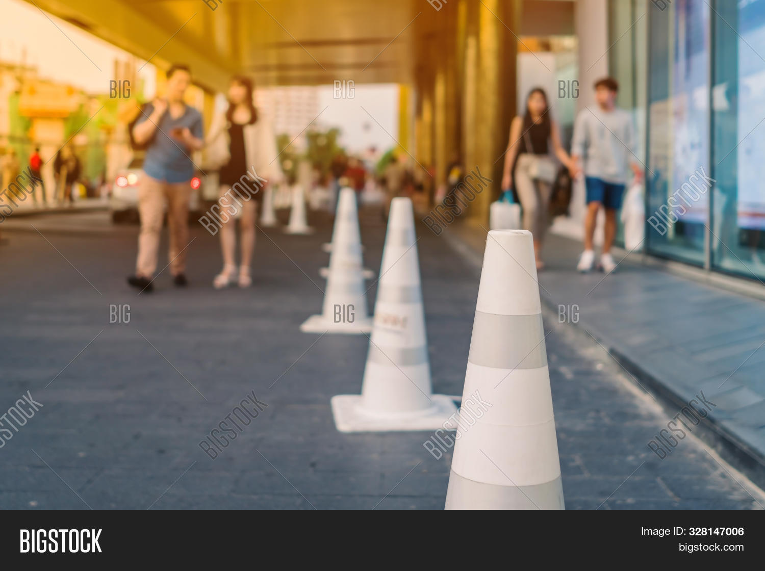 White Traffic Cones Image & Photo (Free Trial) | Bigstock