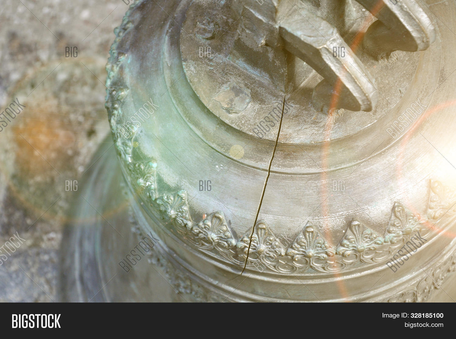 Crack On Bell Image & Photo (Free Trial) | Bigstock