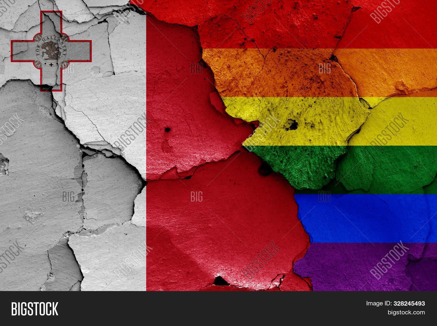 Flags Malta Lgbt Image & Photo (Free Trial) | Bigstock