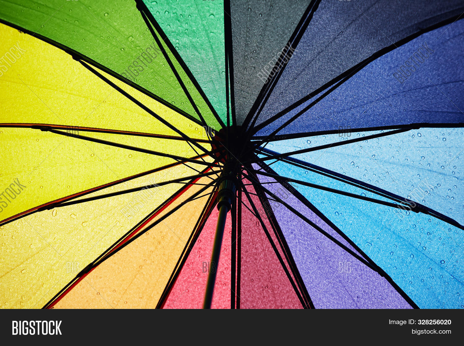 Multicolored Umbrella Image & Photo (Free Trial) | Bigstock