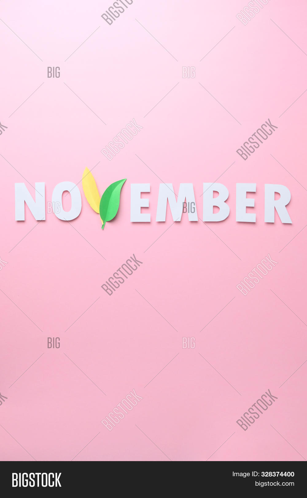 Word November Cut Image & Photo (Free Trial) | Bigstock