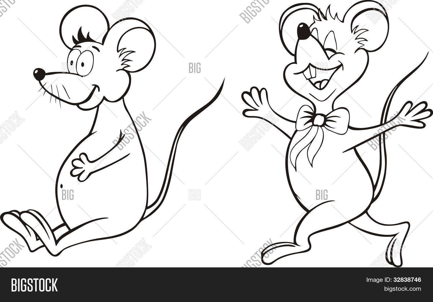 Mice. Cartoon Vector & Photo (Free Trial) | Bigstock