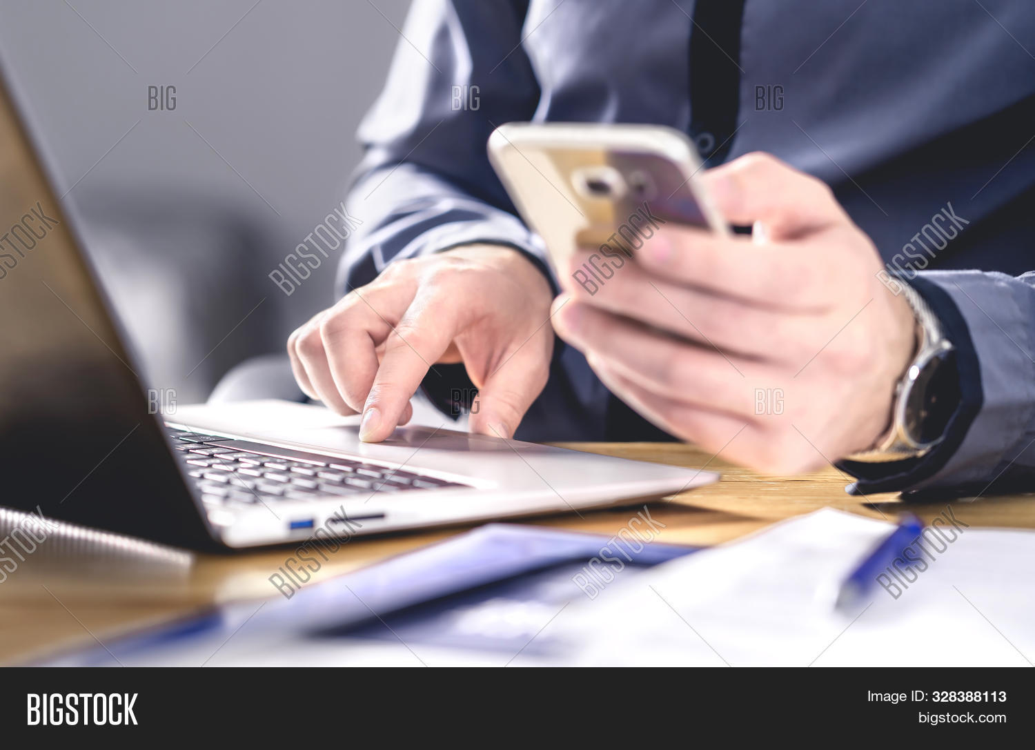 Multitasking Mobile Image & Photo (Free Trial) | Bigstock