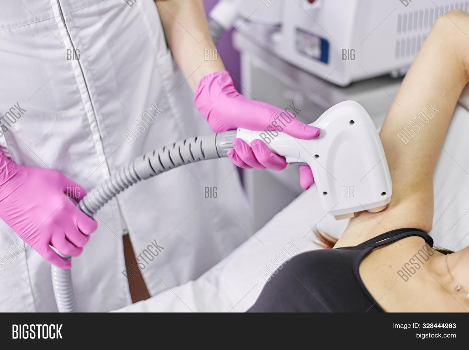 Young Girl On Laser Image & Photo (Free Trial) | Bigstock