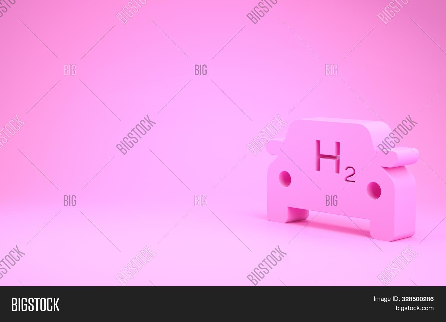 Pink Hydrogen Car Icon Image & Photo (Free Trial) | Bigstock