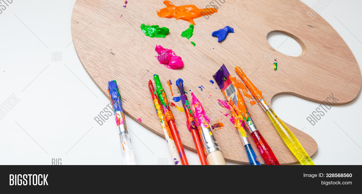 Paintbrushes, Colorful Image & Photo (Free Trial) | Bigstock