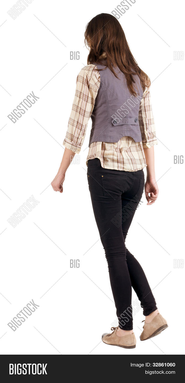 Back View Going Woman Image & Photo (Free Trial) | Bigstock
