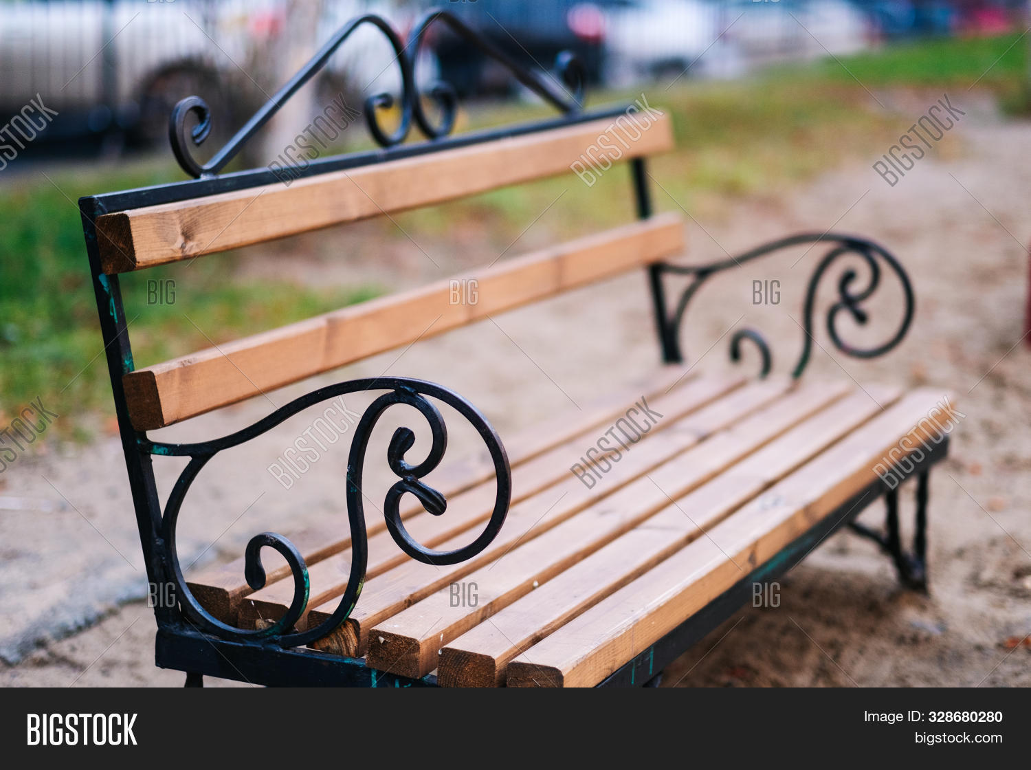 Stylish Bench Summer Image & Photo (Free Trial) | Bigstock