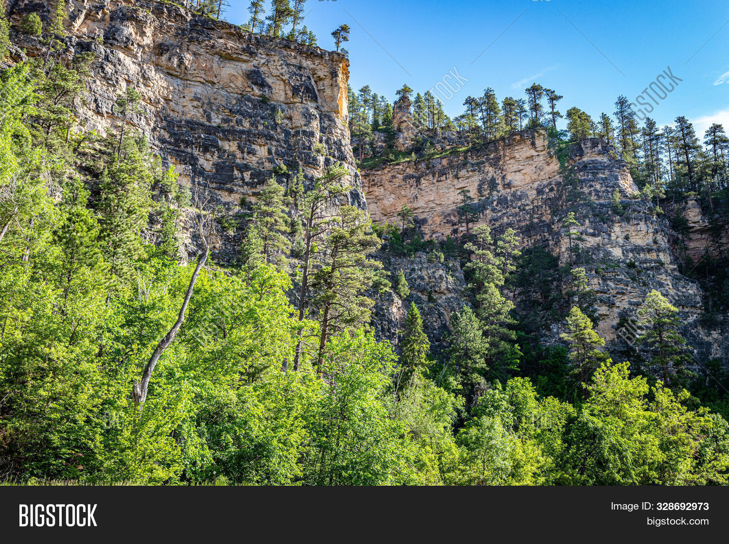 High Limestone Cliffs Image & Photo (Free Trial) | Bigstock
