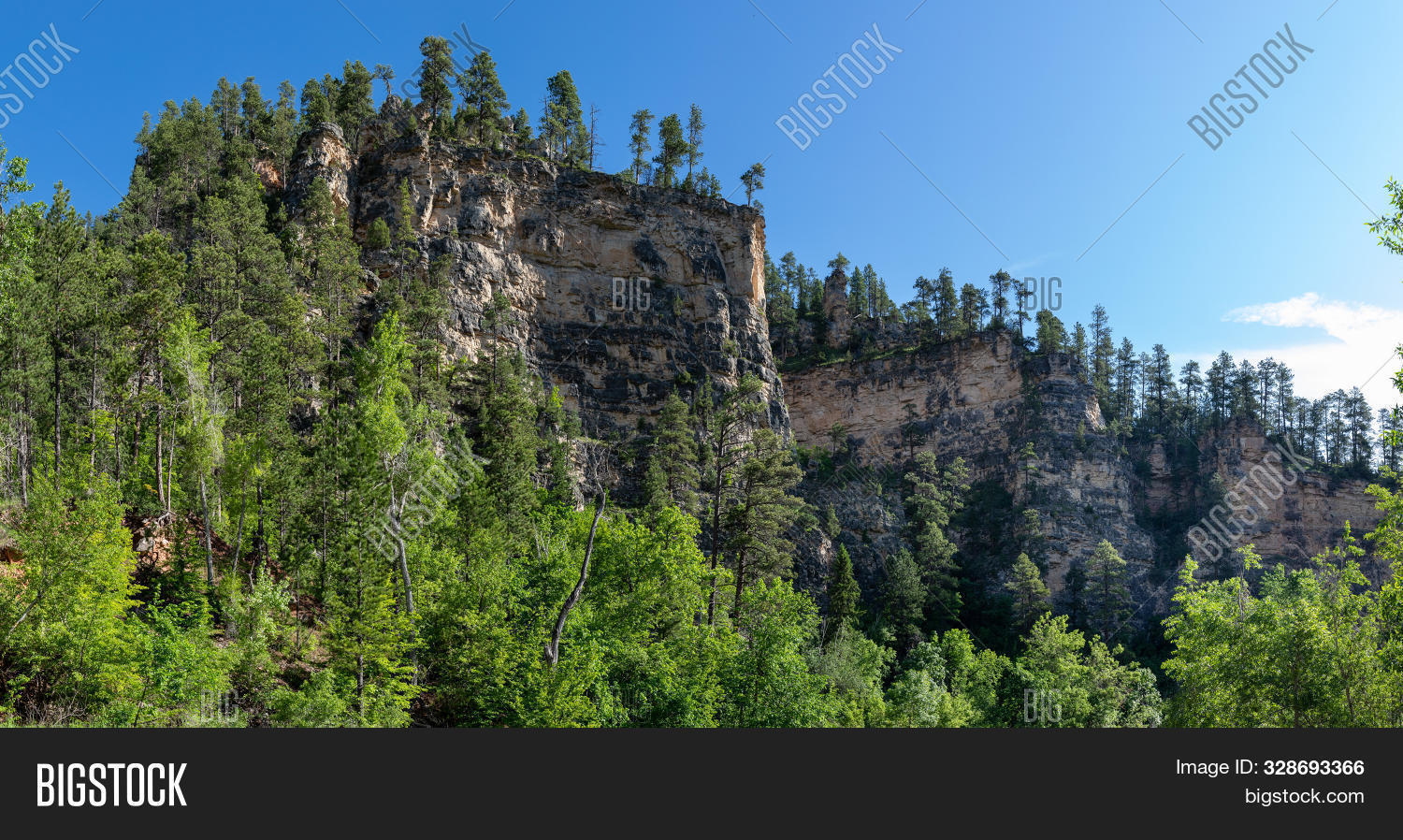 High Limestone Cliffs Image & Photo (Free Trial) | Bigstock