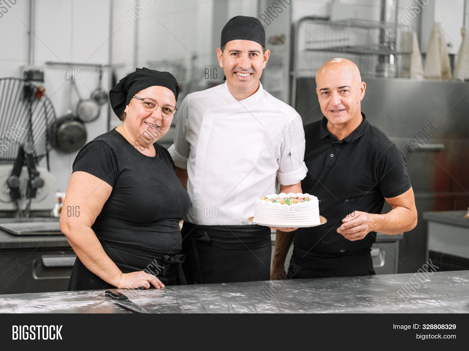 Smiling Pastry Chefs Image & Photo (Free Trial) | Bigstock