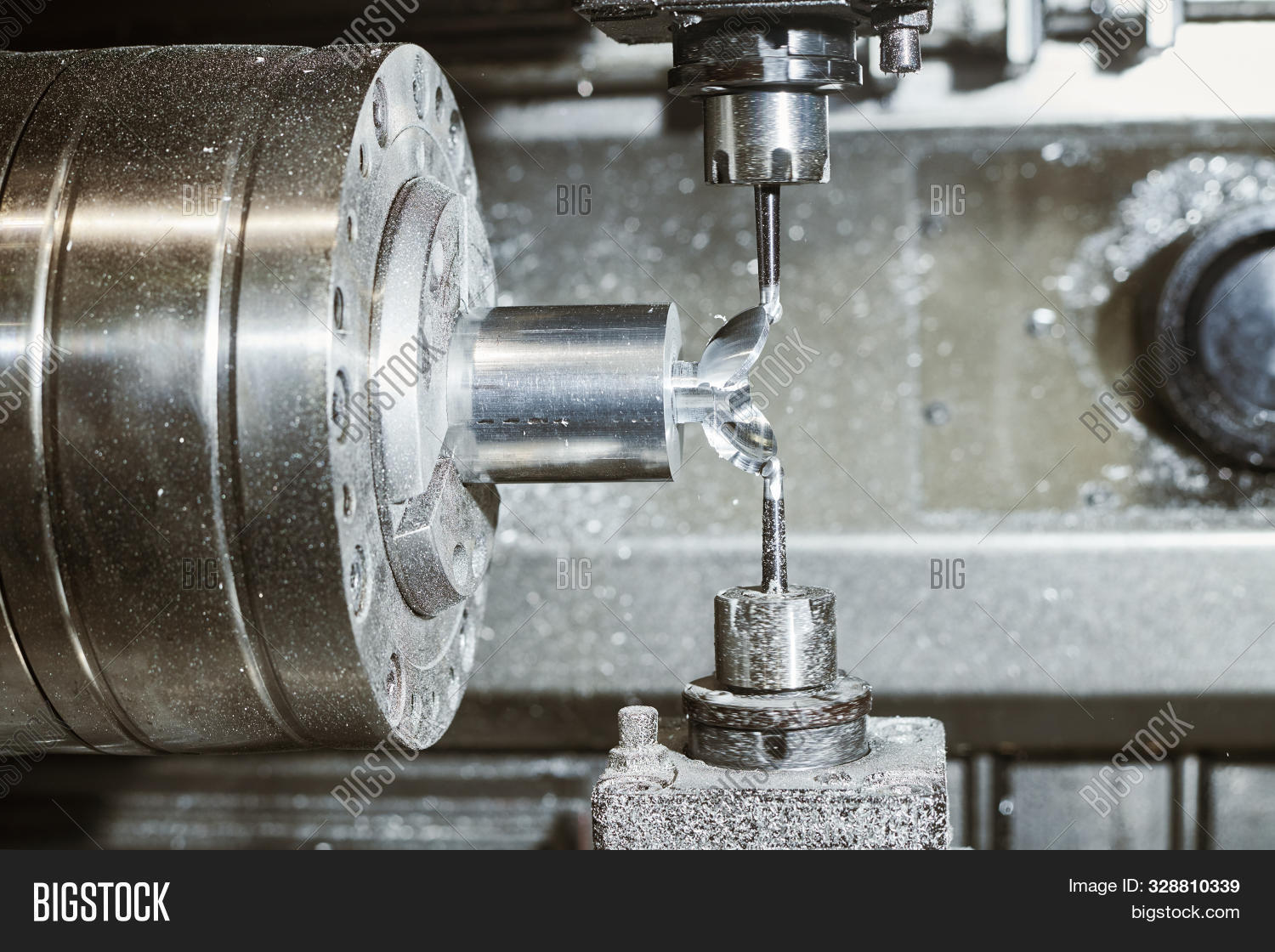 Turning Cnc Machine Image & Photo (Free Trial) | Bigstock