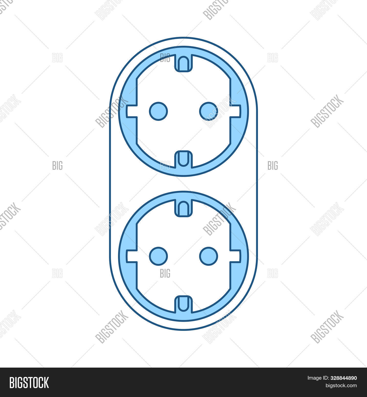 Ac Splitter Icon. Vector & Photo (Free Trial) | Bigstock