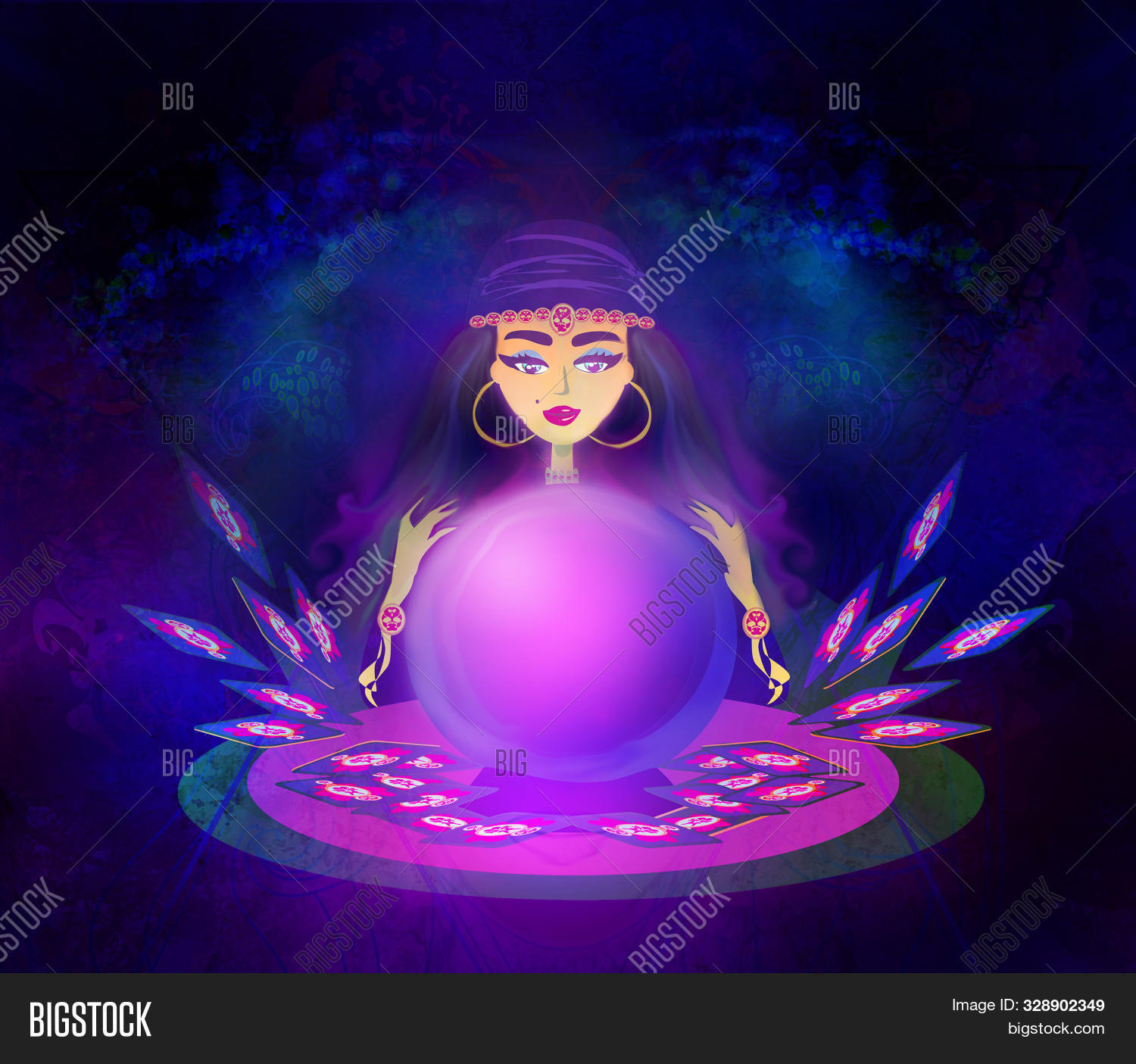 Fortune Teller Woman Image & Photo (Free Trial) | Bigstock