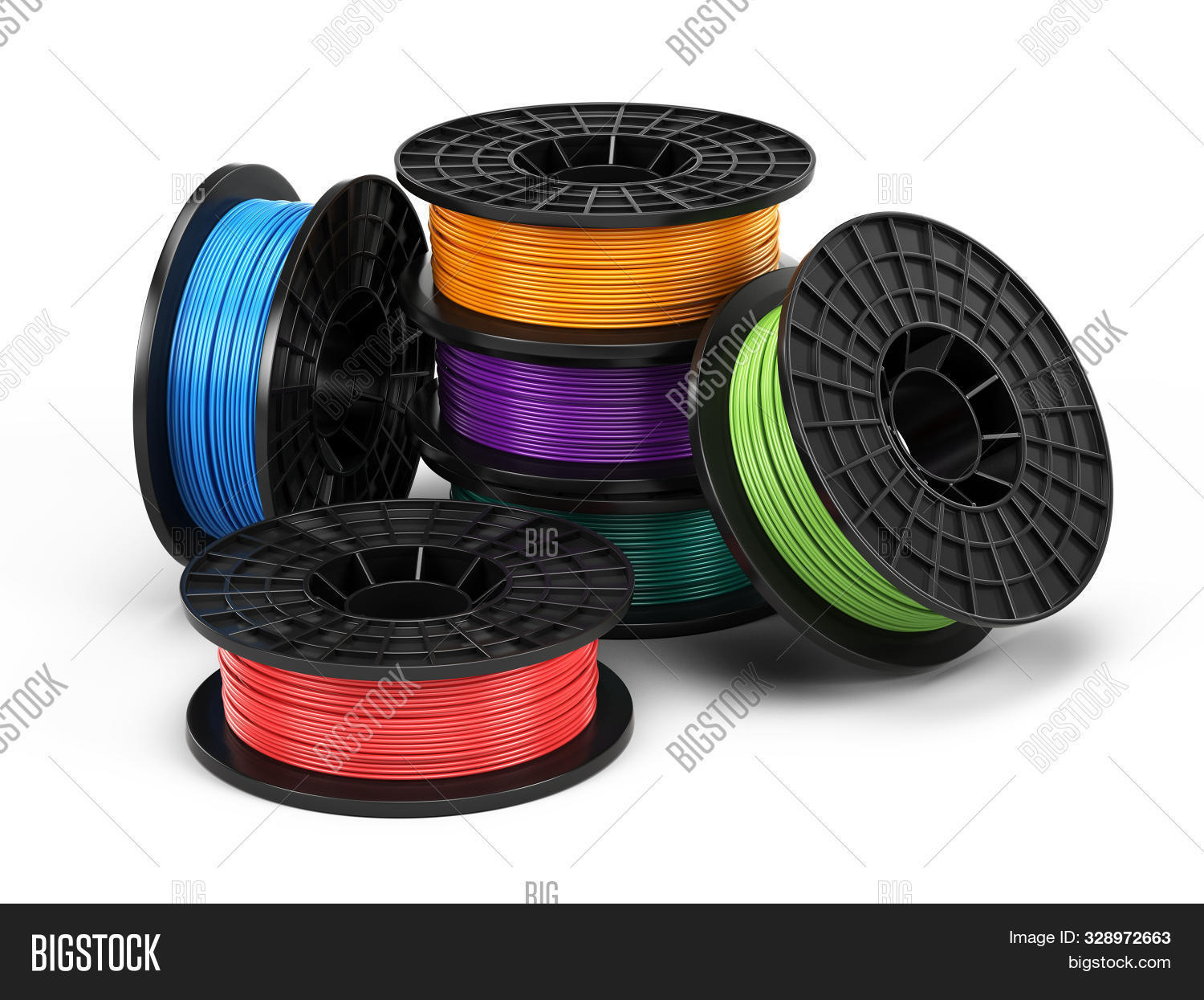 3d Printing Filament Image & Photo (Free Trial) | Bigstock