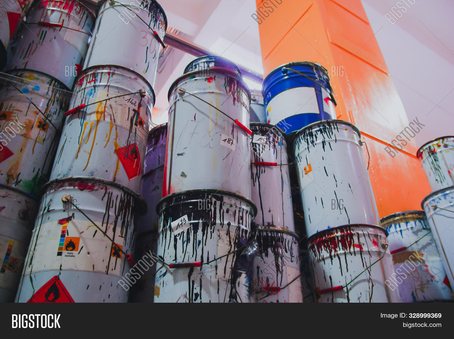 Collection Paint Cans Image & Photo (Free Trial) | Bigstock